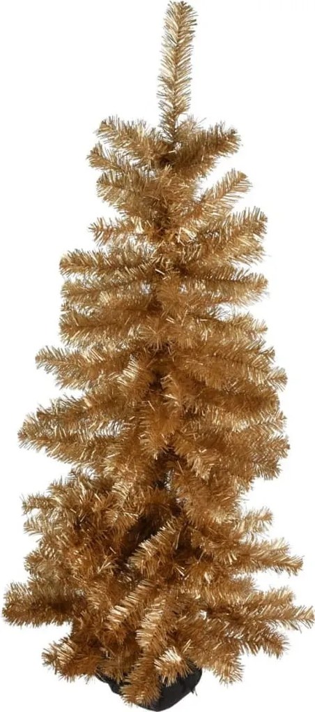 Ambiance Vánoční stromek stolní zlatý pokovený 120 cm [439773]