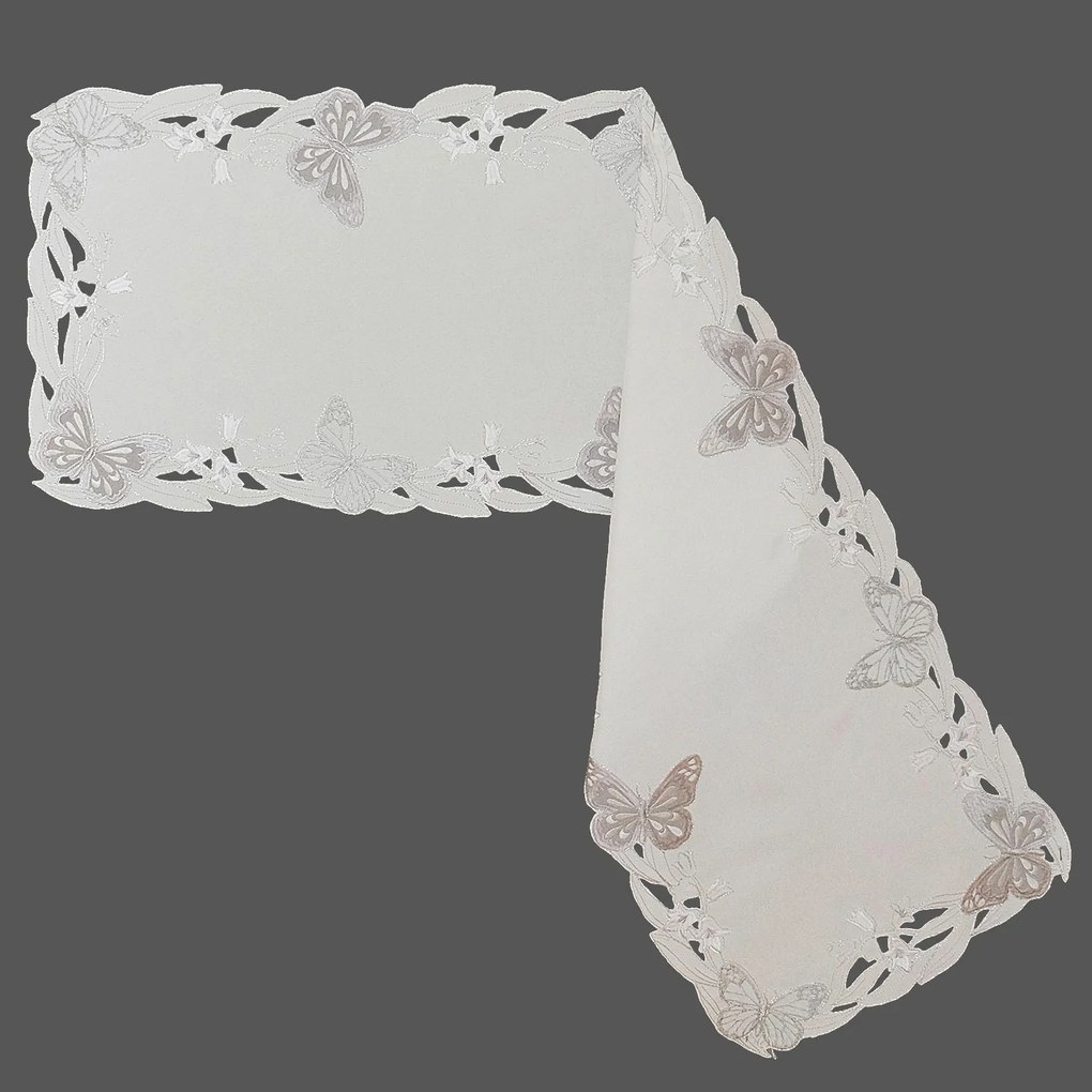 XXXLutz BĚHOUN NA STŮL, 40/140 cm, bílá Esposa - Prostírání na stůl - 004886002701