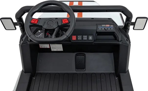 Elektrické autíčko Pick-Up Champion bílé