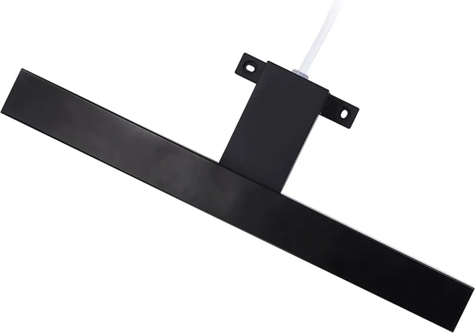Mereo, Mereo Led koupelnové osvětlení nad zrcadlo, černá, 40 cm, 7 W, 455 lm, 4000 K, IP44, 230 V, MER-CN700B40