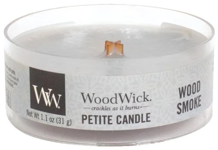 WoodWick Svíčka Petite Wood Smoke, 31 g
