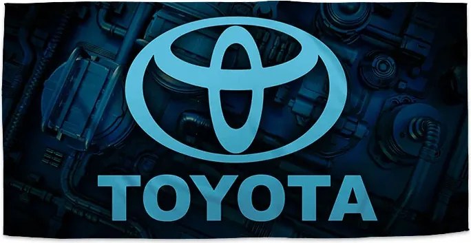 Sablio Ručník Logo Toyota Motor - 30x50 cm
