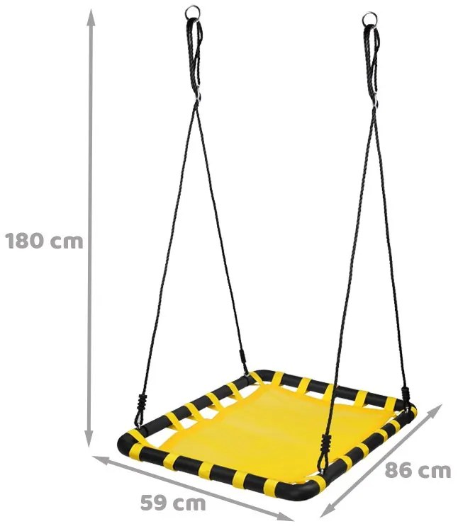 Houpací hnízdo 102x76 cm SkyFlyer YELLOW