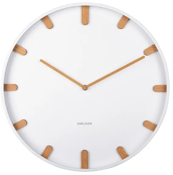 Designové nástěnné hodiny 5942WH Karlsson 40cm
