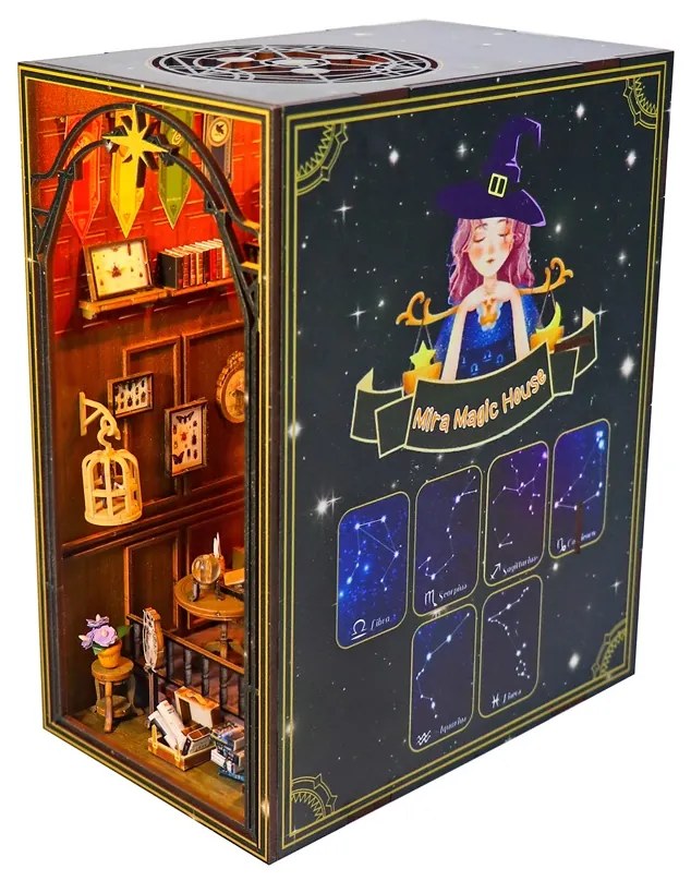 2Kids Toys 3D skládačka Zarážka na knihy Domek kouzelnice Miry