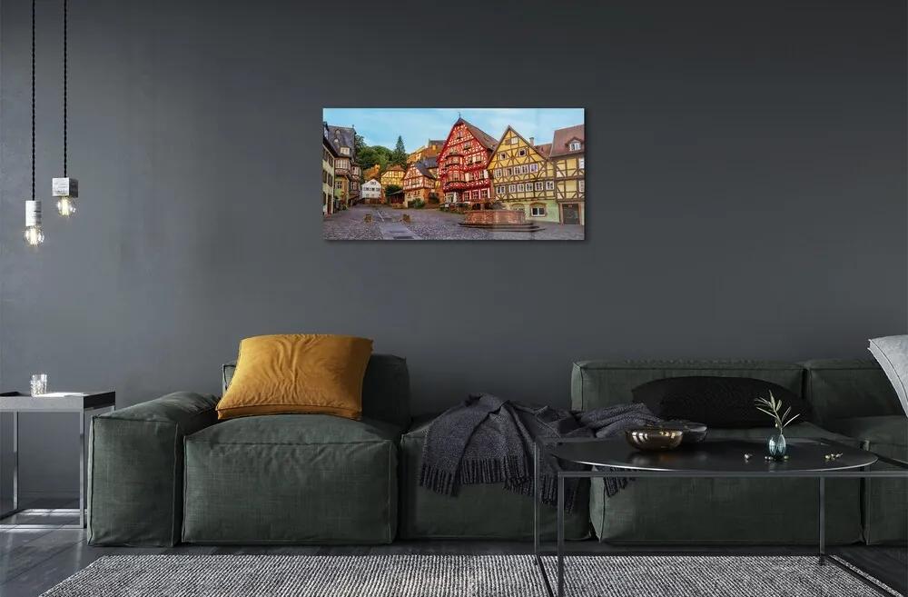 Obraz na skle Germany Staré Město Bavorsko 125x50 cm