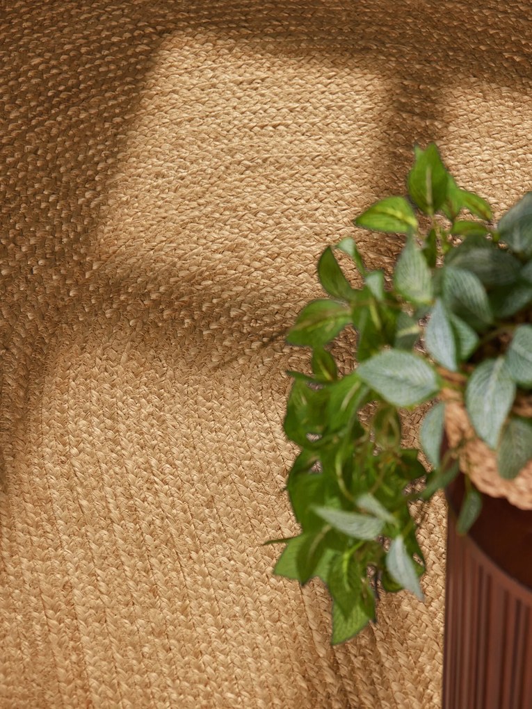 Hanse Home, Kusový koberec Jute Braided 106005 Gold ovál, 160x230 ovál, béžová, chodba / předsíň