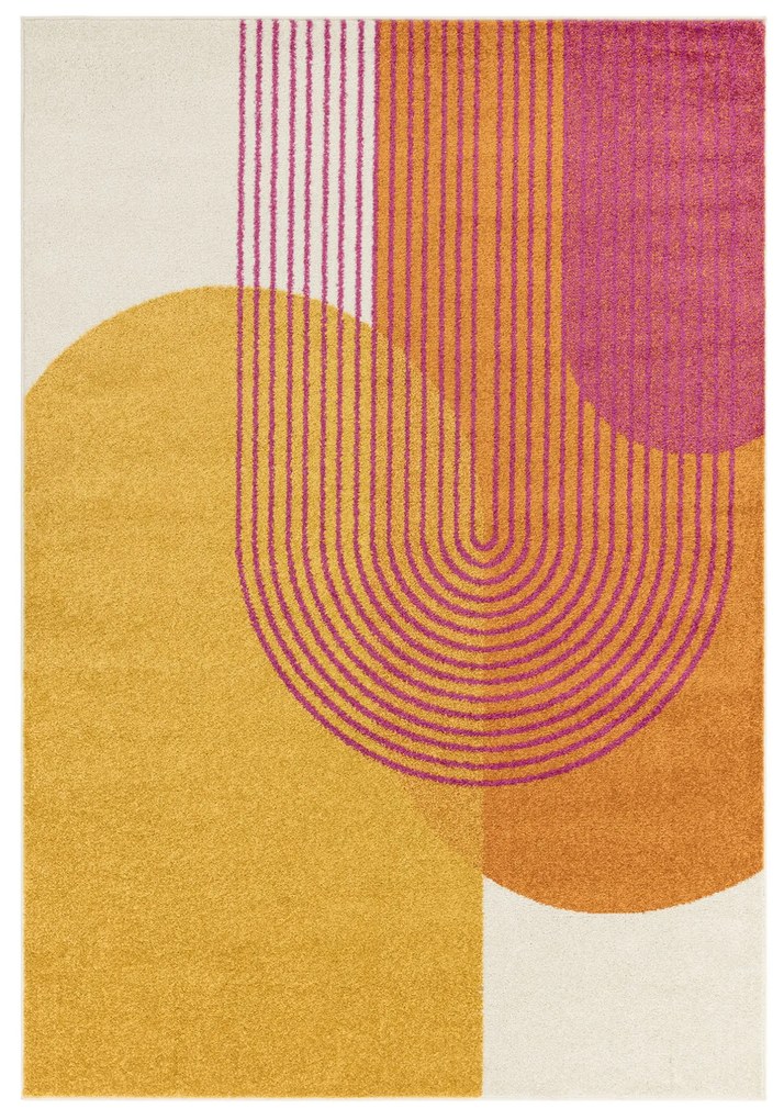 Tribeca Design Kusový koberec Jars Orange Retro Rozměry: 80x150 cm