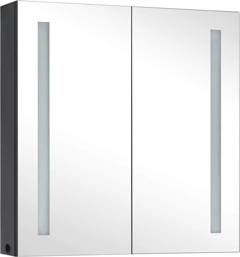LED koupelnová skříňka se zrcadlem 62 x 14 x 60 cm 325542