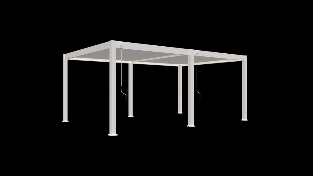 Outdoor Creations Hliníková pergola s lamelami HORIZON PRIME 400x600cm 6 stojek Barva: Antracit RAL 7015