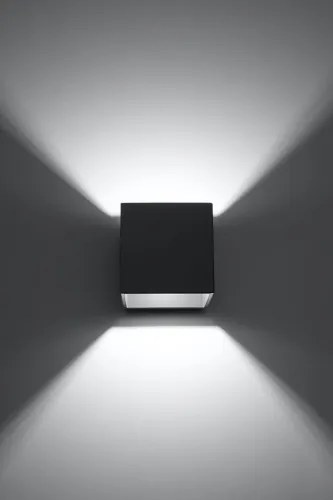 Nástěnné svítidlo SOLLUX Quad 1 G9 1x40W bez zdroje SL.0565 antracit