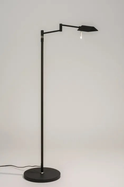 Stojací designová LED lampa se stmívačem Falco Black