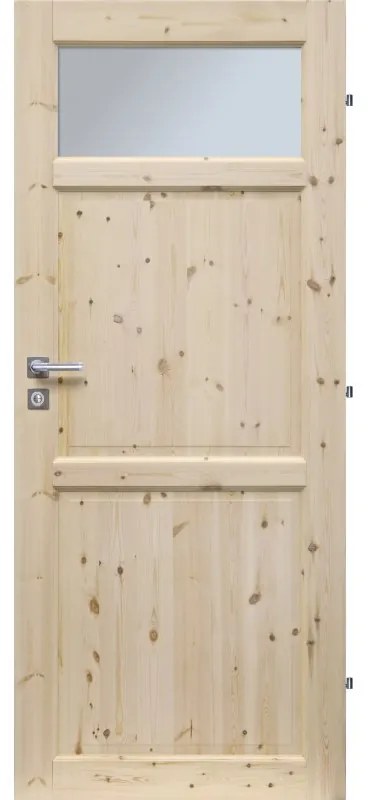 Interiérové dveře Radex LUGANO 1S Šířka dveří: 60 cm, Otvírání dvěří: Pravé