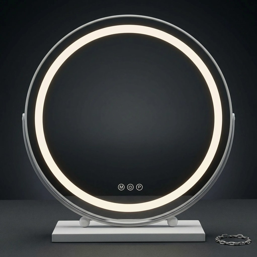 Rea Rea, Zrcadlo LED MAKE-UP White 50 cm, HOM-12021