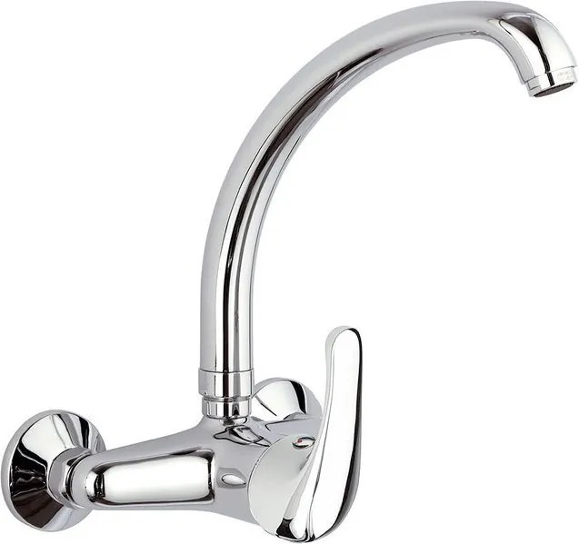 Aqualine Aqualine, KASIOPEA nástěnná baterie s vysokým ramínkem, chrom, 1107-13