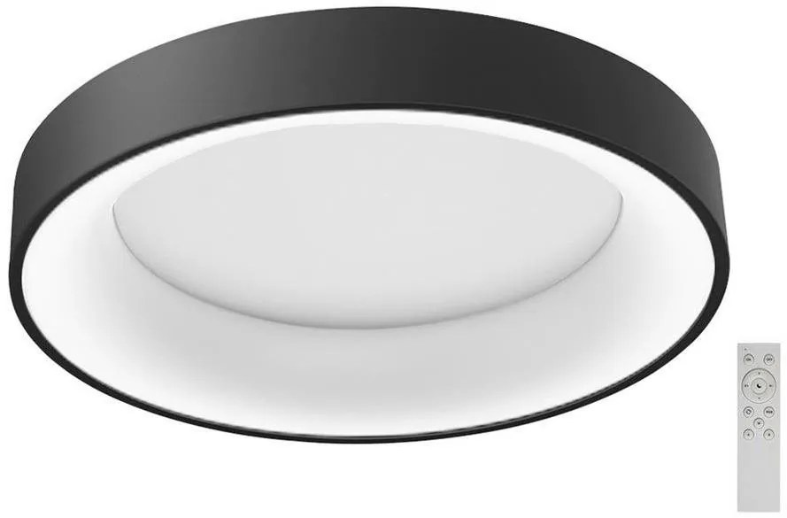 Azzardo az2726 led stropní svítidlo sovana top 55 1x50w | 2750lm | 3000-6500k | ip20 | cct - černá