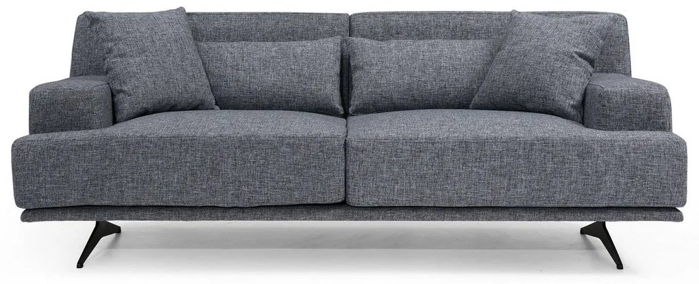 Designová sedačka Kessya 200 cm šedá