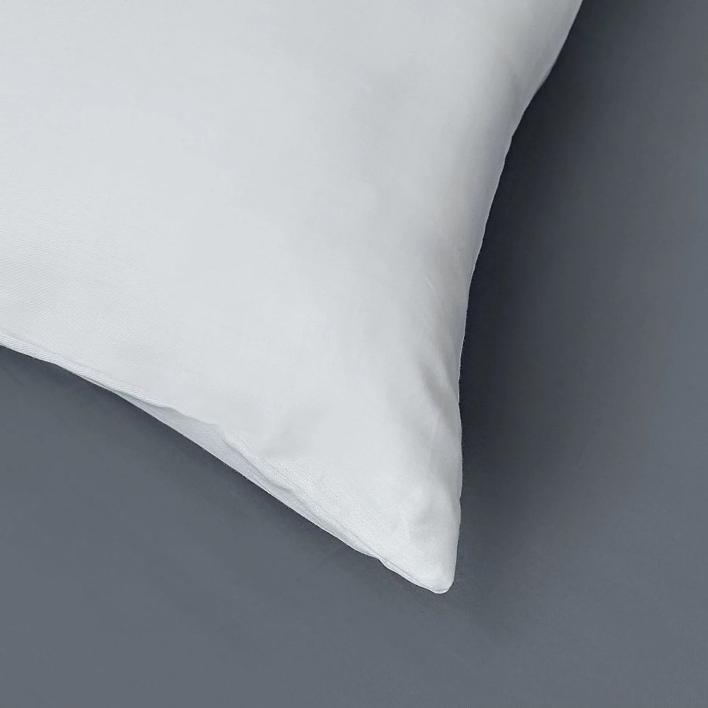 Saténové povlečení LUXURY COLLECTION tmavě šedé/bílé - 1x 140/220, 1x 70/90cm