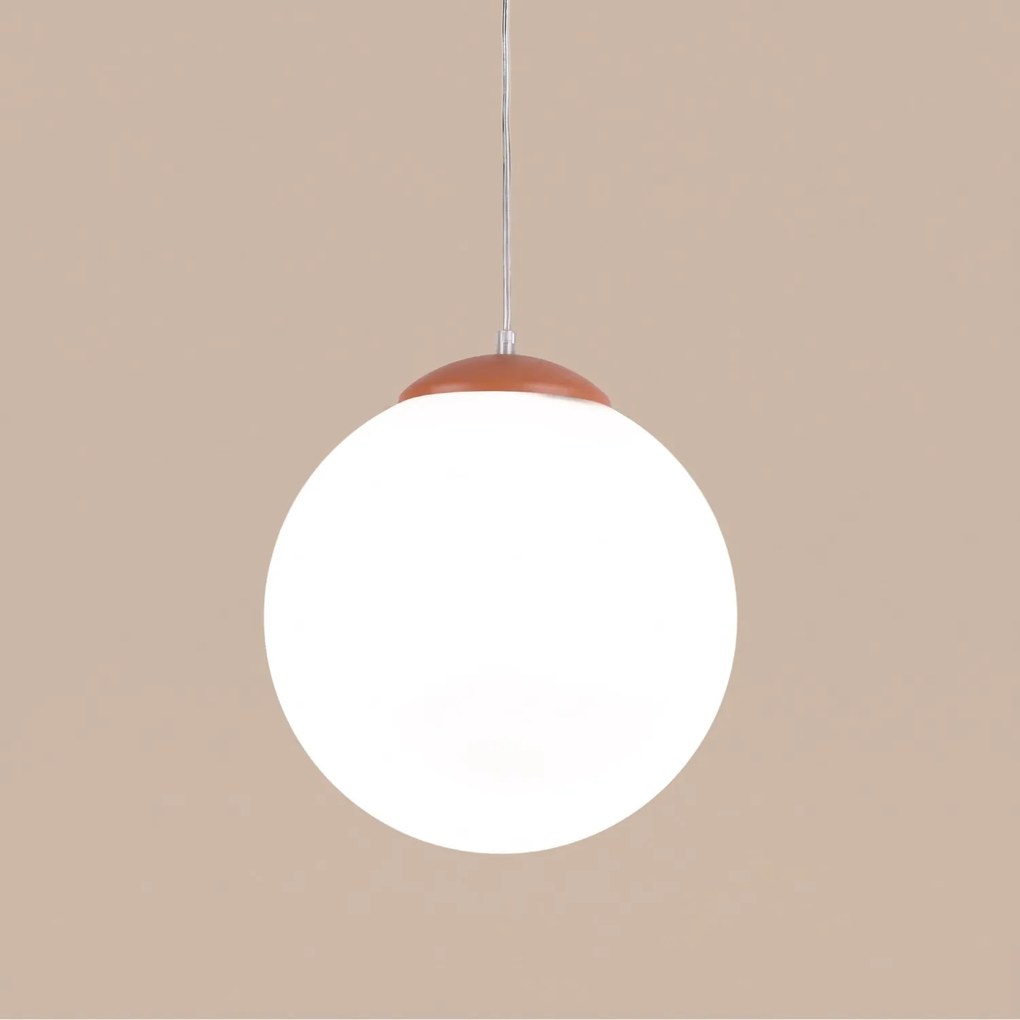 Sollux Lighting Závěsné svítidlo UGO 30 okrově červené
