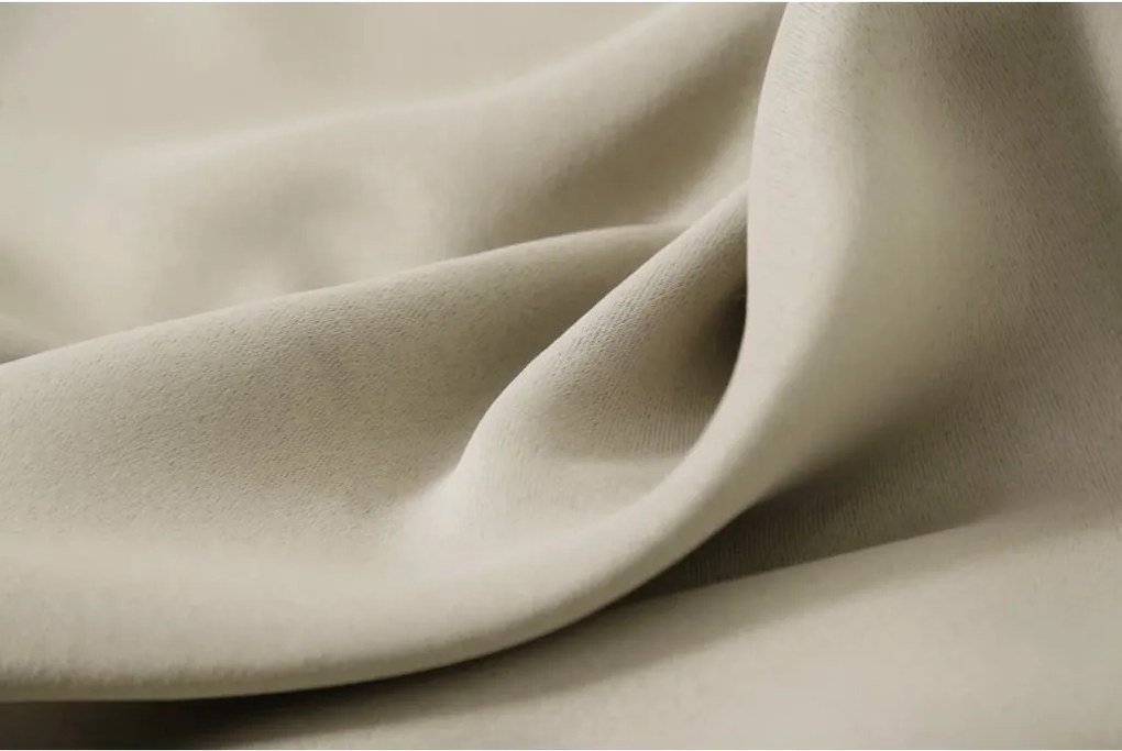 Závěs OXFORD 140x270 cm, světle béžový Zavěšení: Řasící páska