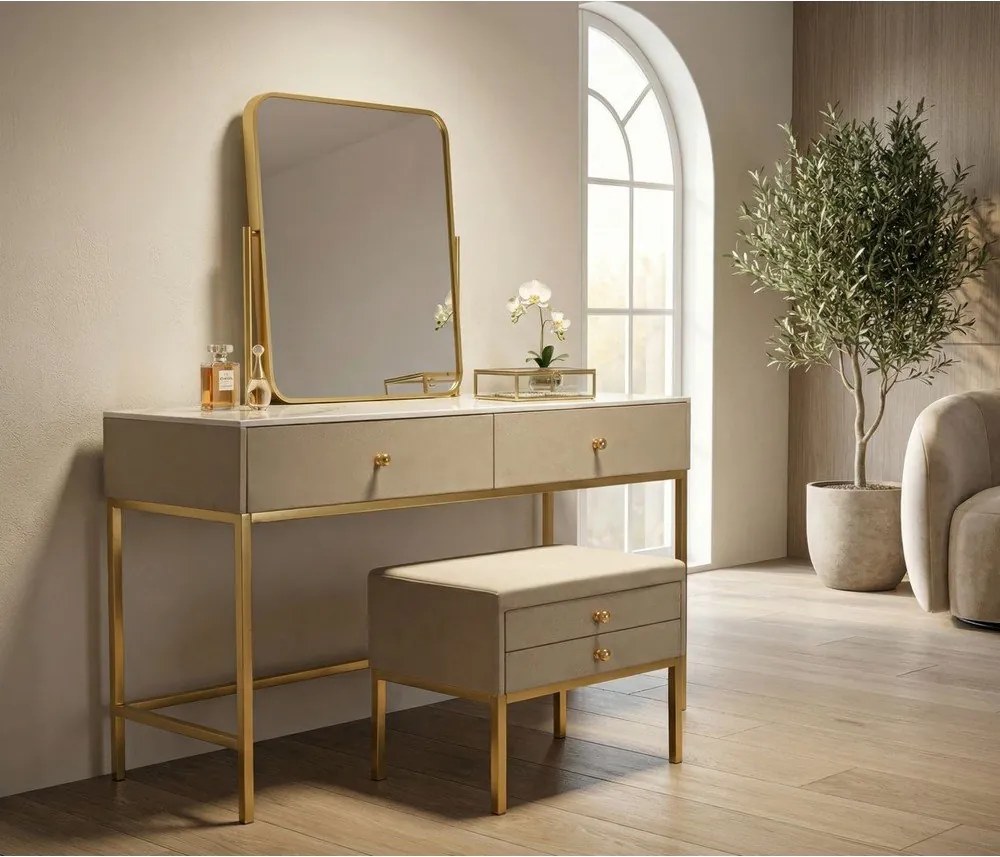 Toaletní stolek z borovicového dřeva 45x120 cm Luxury – Mauro Ferretti