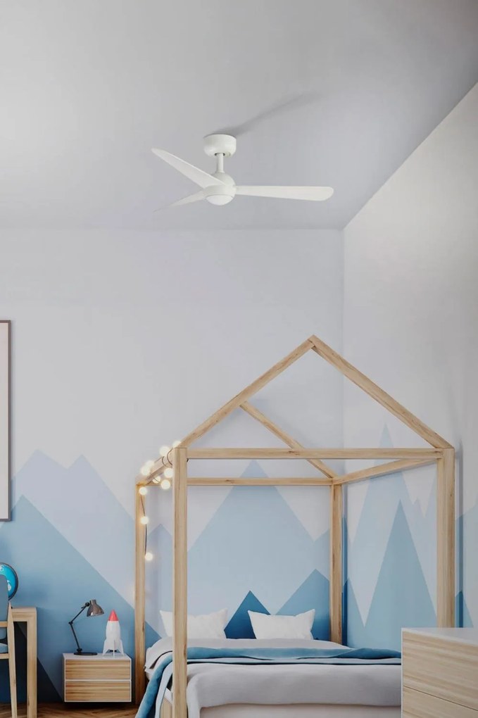FARO 34270 Stropní ventilátor SFERA S, bílá s DC motorem - FARO