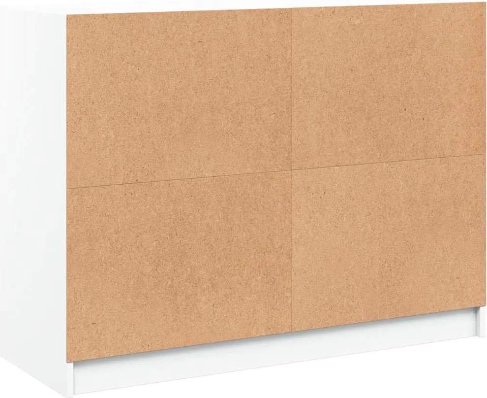 Příborník bílý 102 x 37 x 75,5 cm kompozitní dřevo 3295871