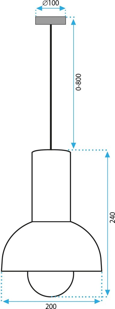 Rea TOOLIGHT - stropní svítidlo APP1083-1CP,OSW-08893