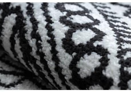 Dywany Luszczow Kulatý koberec FUN Napkin ubrousek - šedá Rozměr koberce: 200 cm KRUH