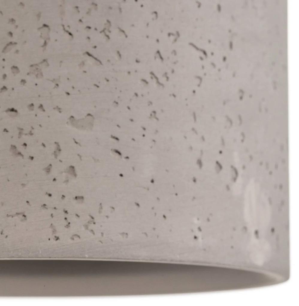 Stropní svítidlo Ara jako betonový válec Ø 14 cm