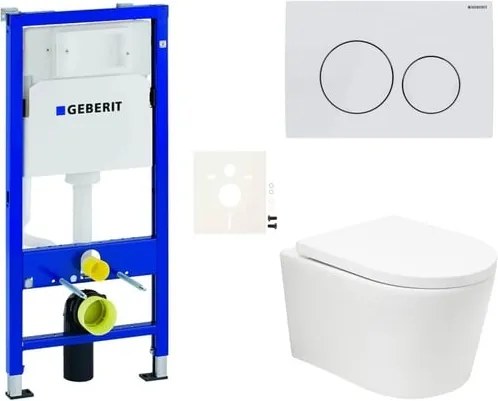 Závěsný WC set Geberit do lehkých stěn / předstěnová SAT BREVIS SIKOGESBRTORD20