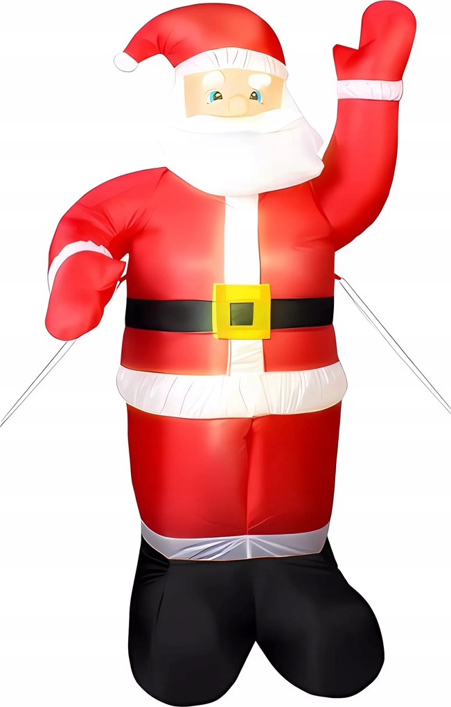 Ruhhy 22624 Nafukovací Santa Claus 180 cm Led
