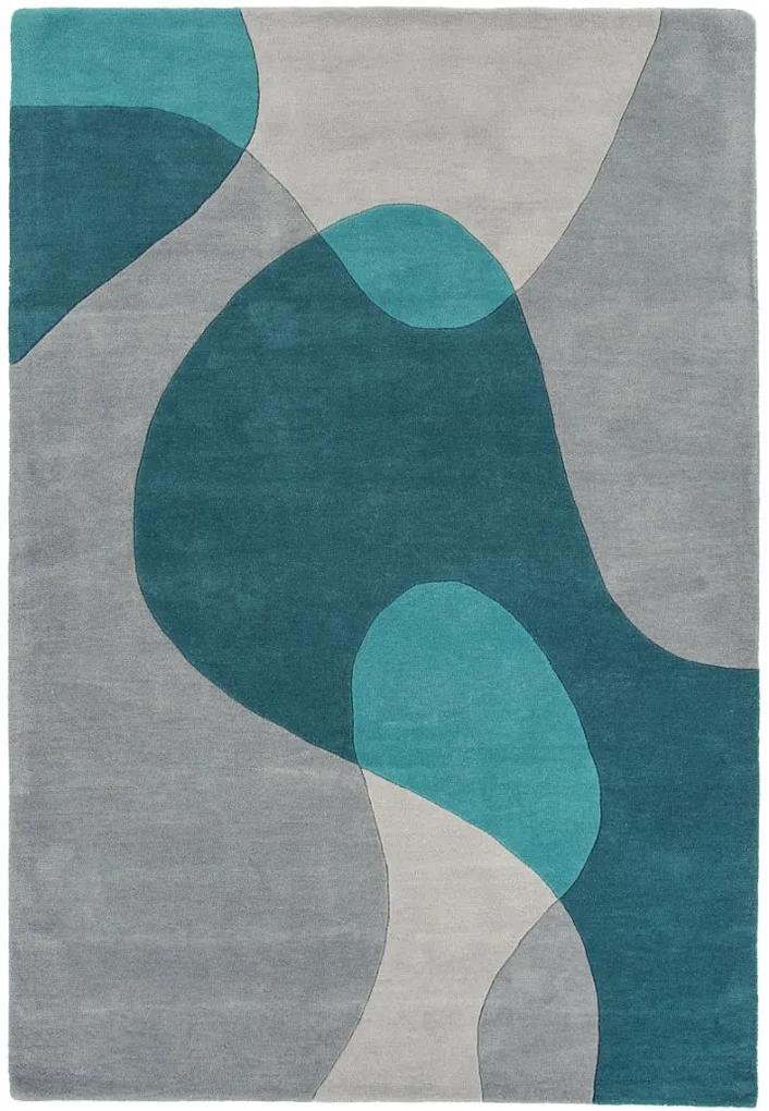 Modrý  koberec Blondie Arc Teal Rozměry: 120x170 cm