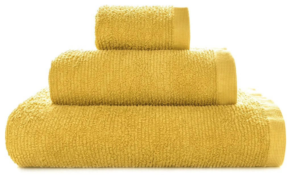 Froté ručník Sorema Ribbon 550 gsm Mustard (žlutá)