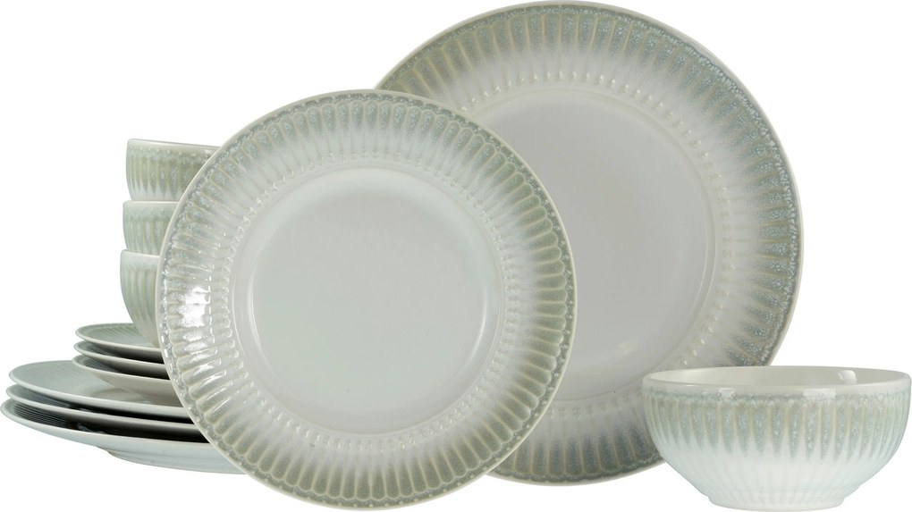 XXXLutz JÍDELNÍ SOUPRAVA Celadon beige 12dílné Creatable - Online Only nádobí - 007768067802