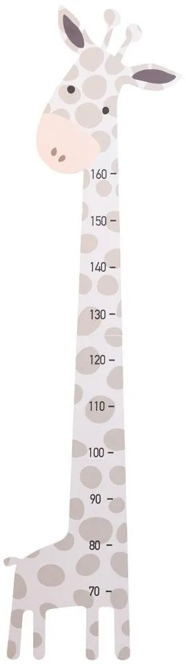 Dětská dřevěná dekorace na zeď Baby Giraffe 35x138 cm