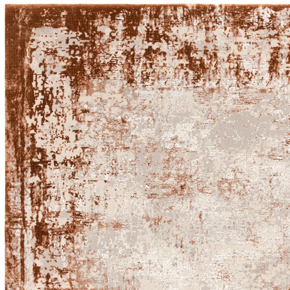 Tribeca Design Kusový koberec Zoom Border Terracotta Rozměry: 200x290 cm
