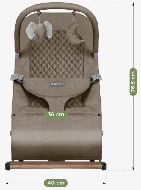 Dětské houpací křeslo Moon 30 Beige
