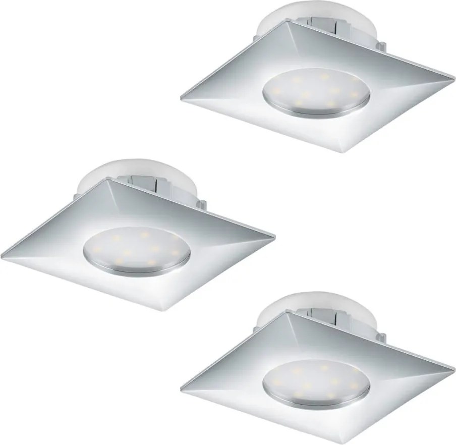 Eglo 95802 - SADA 3x LED podhledové svítidlo PINEDA LED/6W/230V
