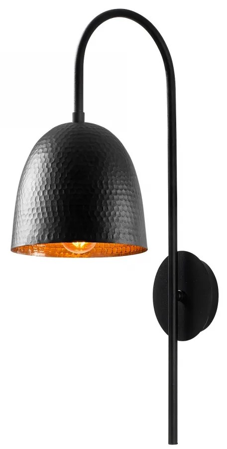 Nástěnná lampa Tato černá