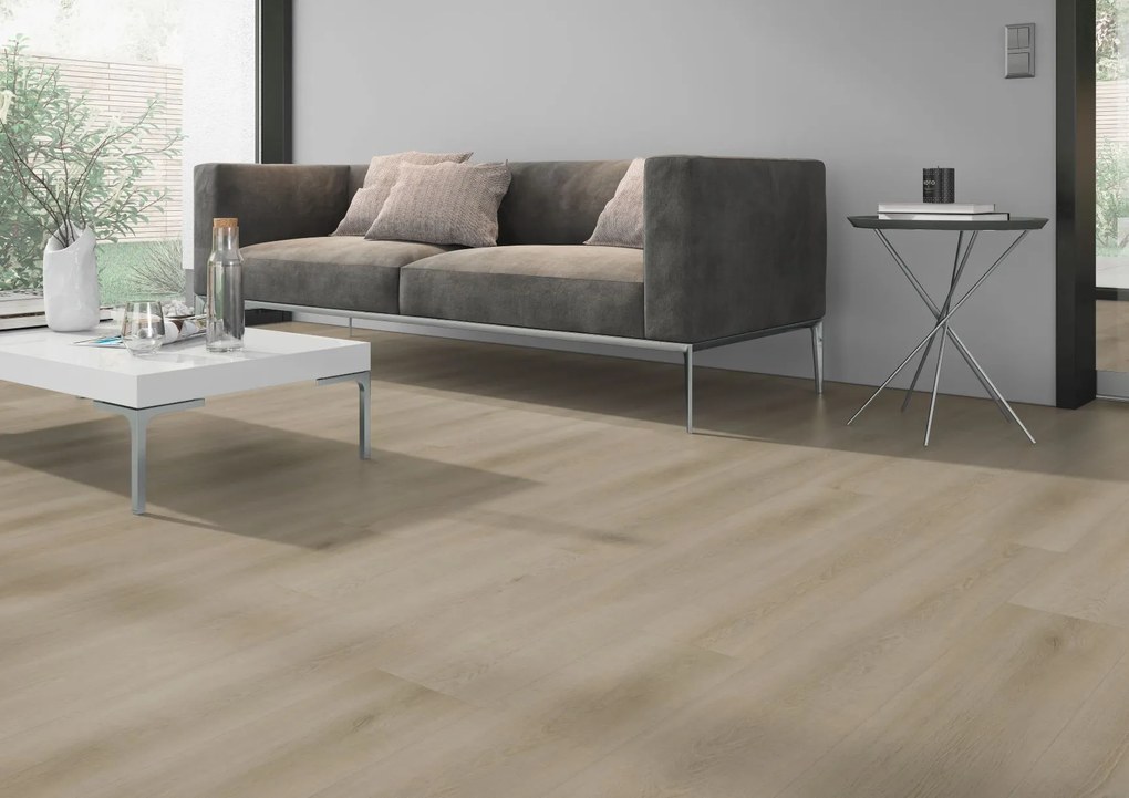 Vinylová podlaha lepená ECO 55 052 Raw Oak Light Natural, 1219,2 x 184,1 mm, Oneflor