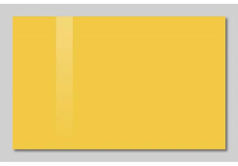 Žlutá exotická skleněná magnetická tabule domácí Smatab® - 100 x 65 cm