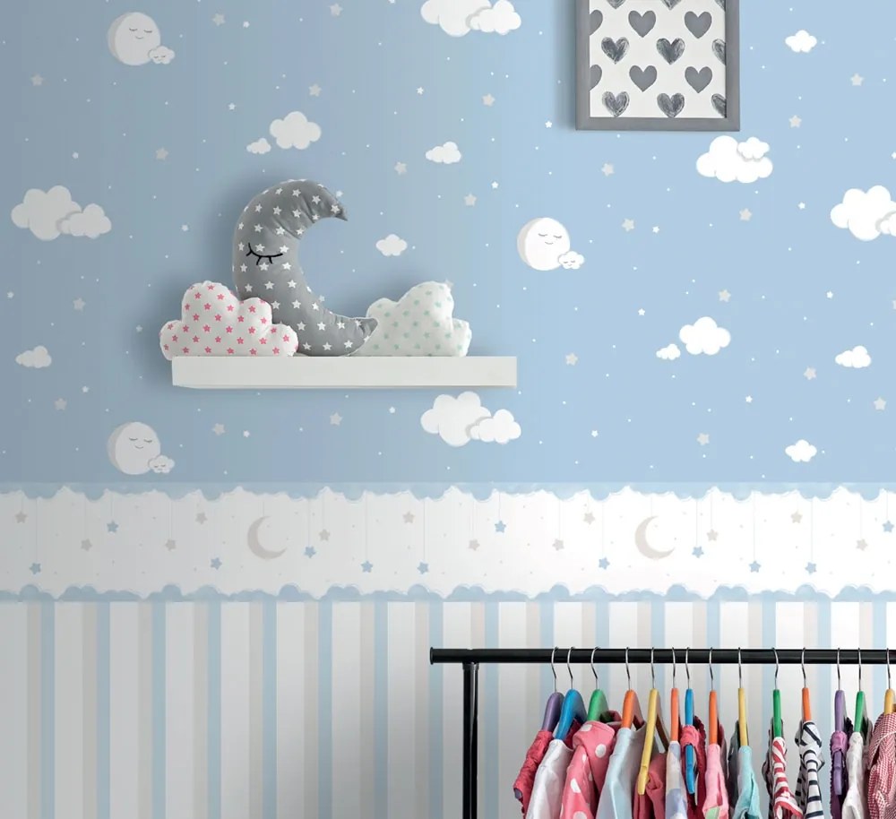 Samolepící dětská tapetová bordura 241-3, Lullaby, ICH Wallcoverings