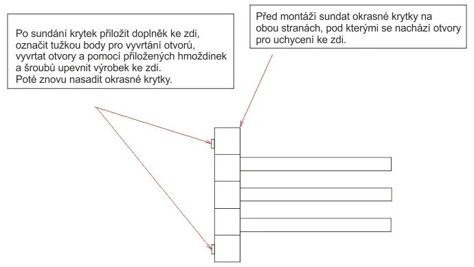 Nimco Trojitý otočný háček BR 11099-3-26