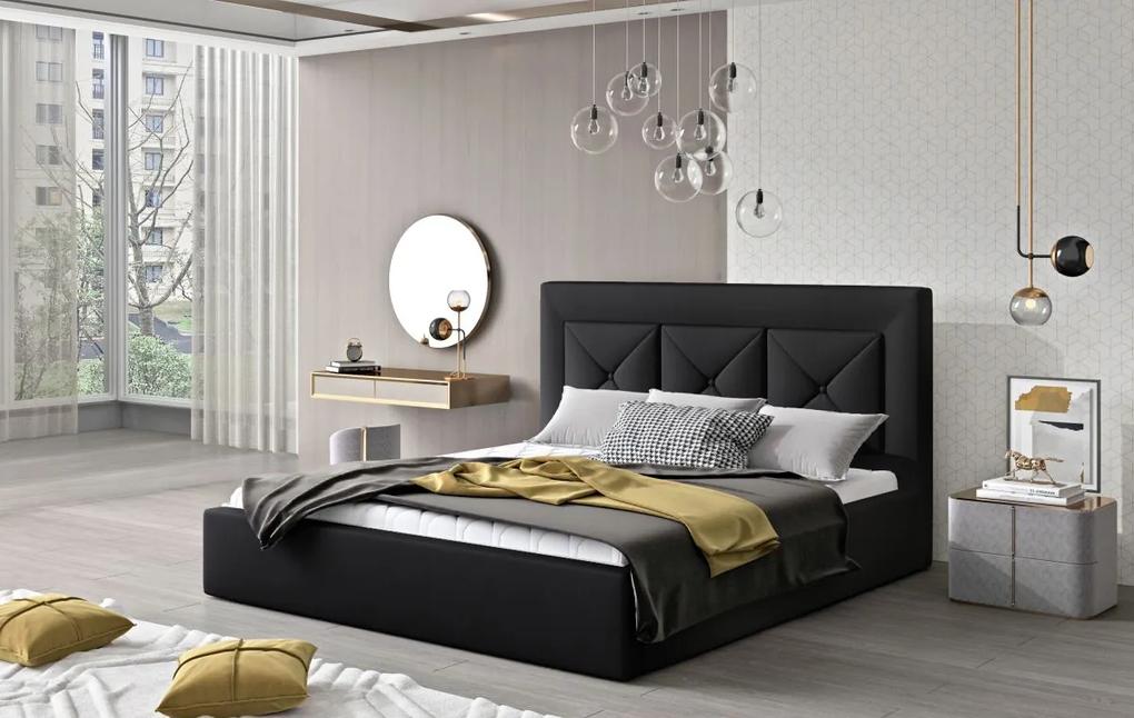 Čalouněná postel CLOE - Soft 11 - 160x200cm - Dřevo