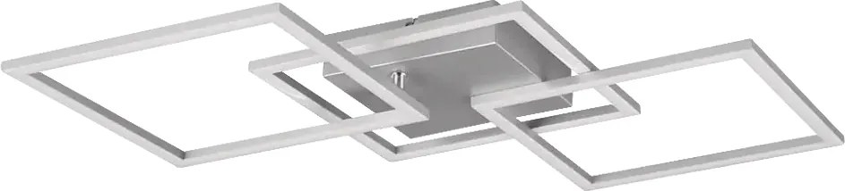 Trio Leuchten TRAIL LED stropní svítidlo stříbrné, 3550 lm, 31 W