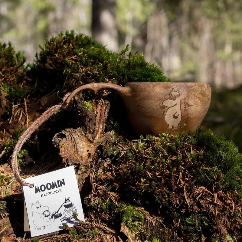 Hrnek kuksa Kupilka Snorkmaiden 0,21l, hnědý