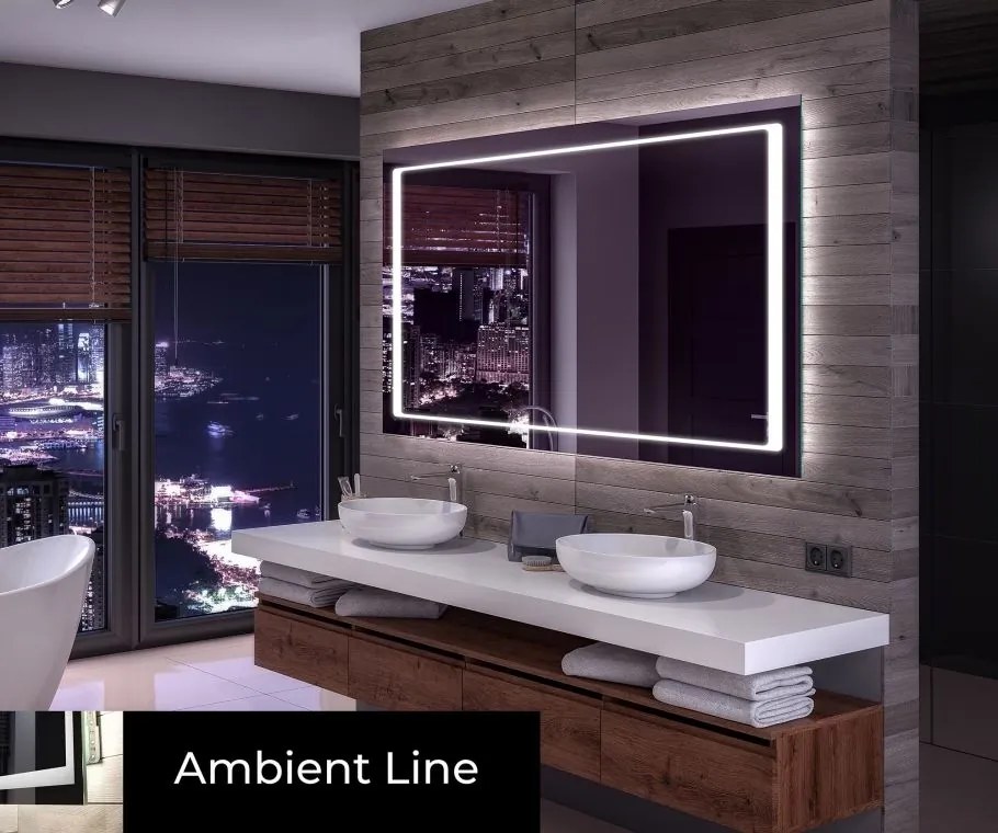 Artforma Zrcadlo s LED osvětlením L61