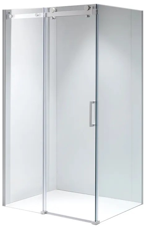 BPS-koupelny Obdélníkový sprchový kout HYD-OK203B 110x80 bílá/transparent - bez vaničky