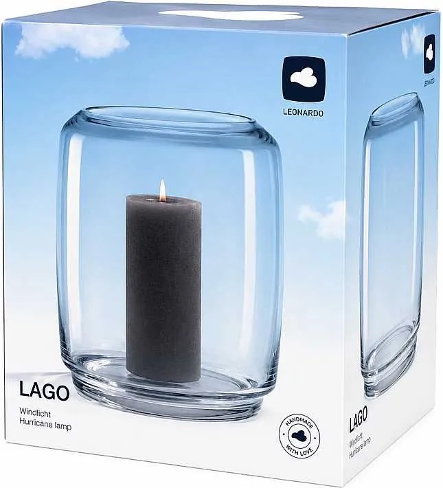 Leonardo skleněná lucerna Lago 24 cm